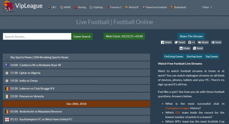 BatManStream Alternatives: 10 Best sites for Live Sports Streaming